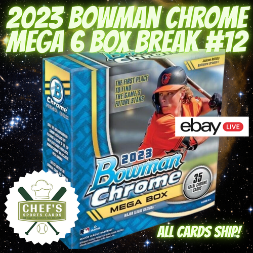 ATLANTA BRAVES - 2023 BOWMAN CHROME MEGA 6 BOX BREAK #6 | eBay