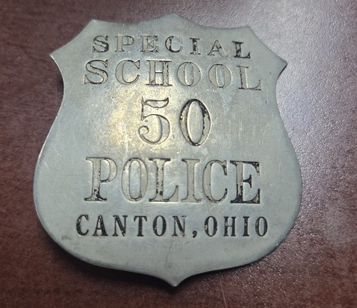 Canton Ohio Police School Police 1940s Police Badge. FREE SHIPPING | eBay