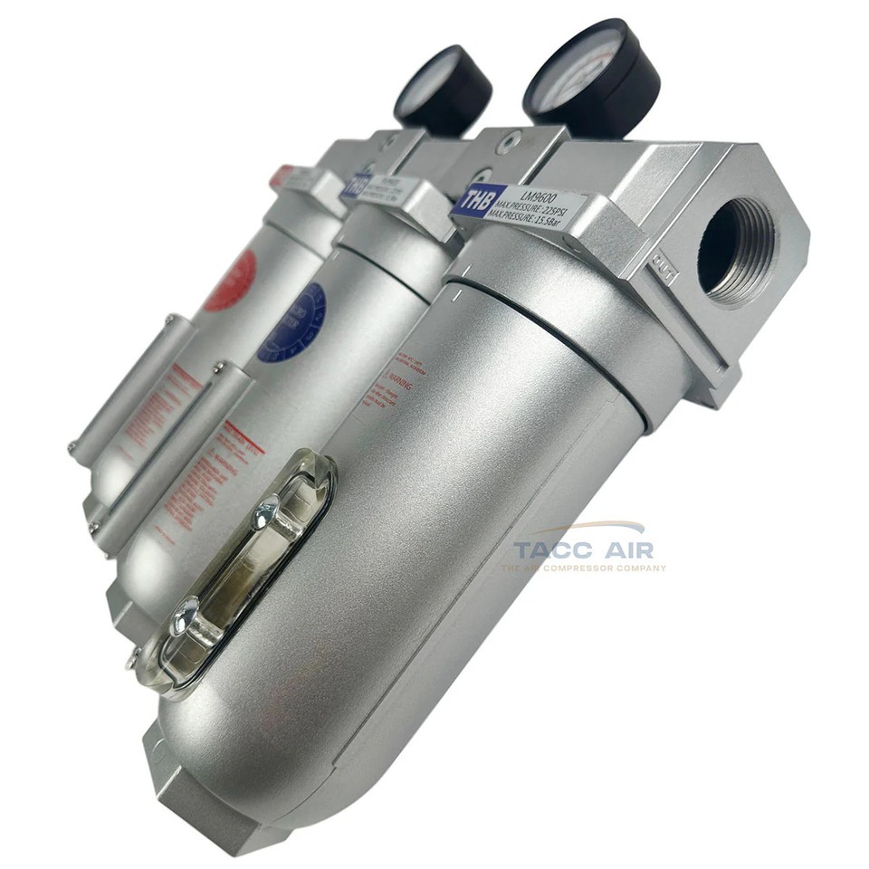 1" Compressed Air Inline Filter Desiccant Dryer Moisture Separator Trap ...