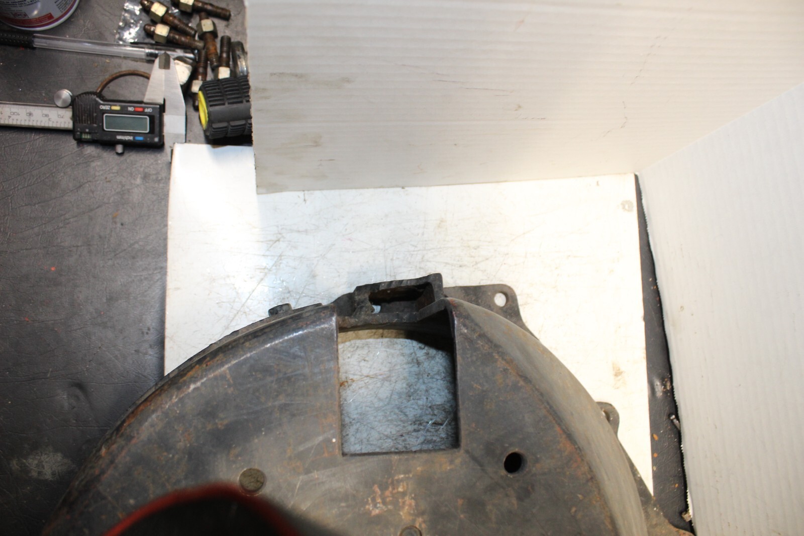 SBC steel scatter shield bellhousing ump imca wissota asa arca hot rod ...