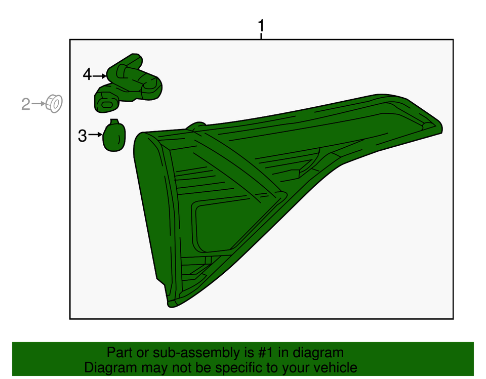 Genuine GM Combo Lamp 84697833 | eBay