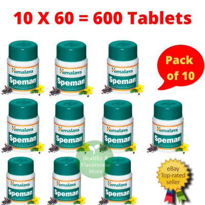 10 X Himalaya Speman Tablets - 600 Tablets (Pack of 10 X 60 Tablets) | eBay