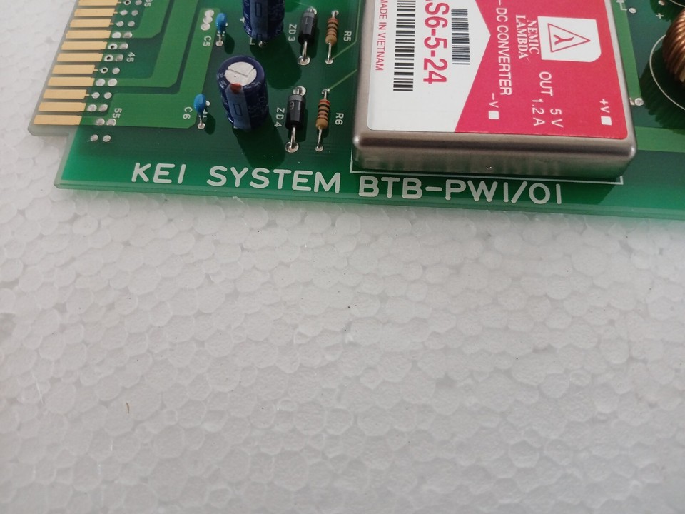KEI SYSTEM BTB-PW1/01 PCB CARD 981A FREE SHIPPING WORLWIDE | eBay