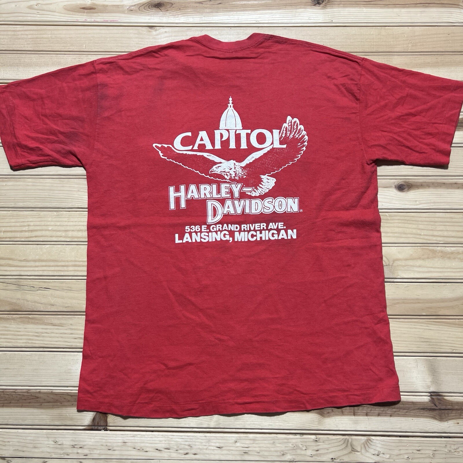 Vintage 1987 Capitol Harley Davidson - Michigan Eagle… - Gem