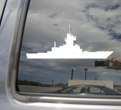 Destroyer Ship - Military Navy Car Auto Window Laptop Vinyl Decal ...