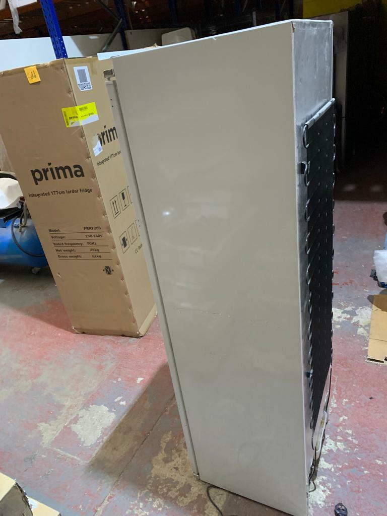 integrated fridge Used Prima larder white (PRRF208) 177cm | eBay UK