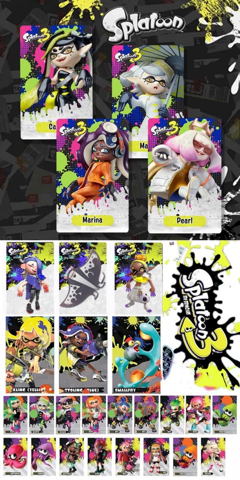 27pcs/set NFC Cards NFC Tag Splatoon 3 Game Card Octoling Octopus For ...