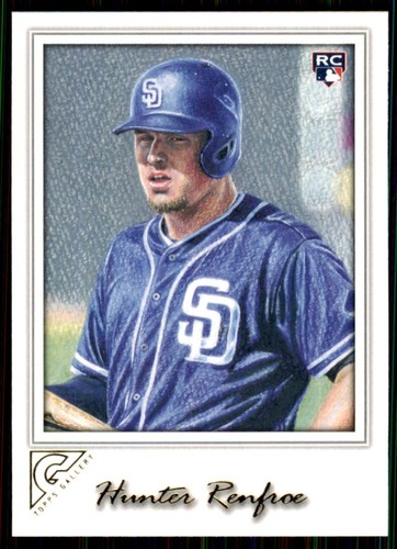 2017 Topps Gallery Hunter Renfroe Rookie San Diego Padres #56 MLB ...