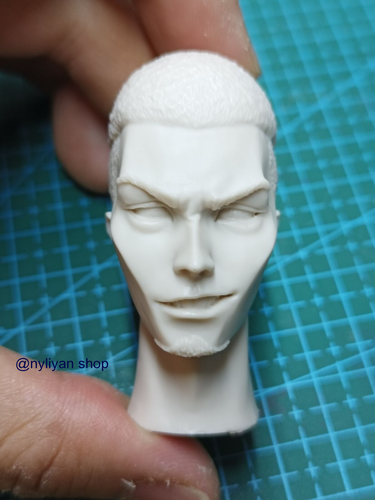 1:6 Head Sculpture Anime Model Fit 12"Male Soldier Action Figure Body ...