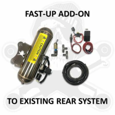 Dirty Air Fast Up Rear Add On Tank Air Ride Shocks Suspension Kit ...
