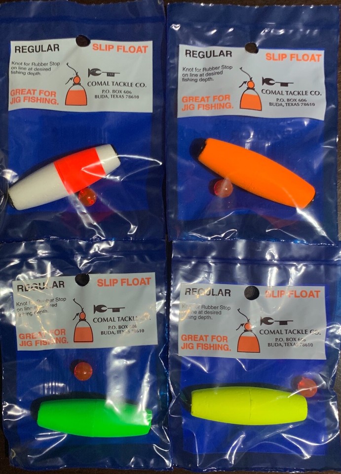 New 10 Comal Tackle Cigar Slip Float Bobber Fishing 6 Sizes w/ Bead ...