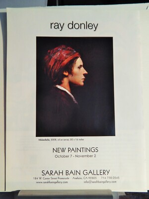 RAY DONLEY ART PIECES ORIG VTG 2008 ADVERTISEMENT, | eBay