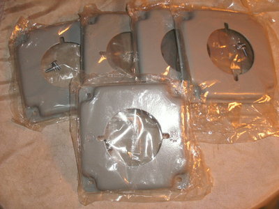 MULBERRY 11422 EXPOSED WORK 4" DRYER/RANGE RECEP COVER 2.125" DIA LOT ...