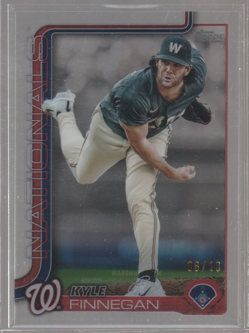 2025 Topps Series 1 KYLE FINNEGAN 08/10 Clear Acetate #254 Nationals | eBay