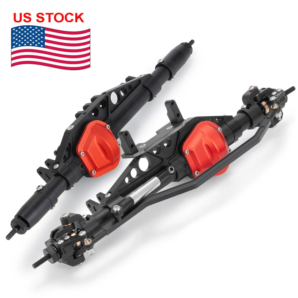 Billet Machined Complete Front Axle Assembly For Axial 1/10