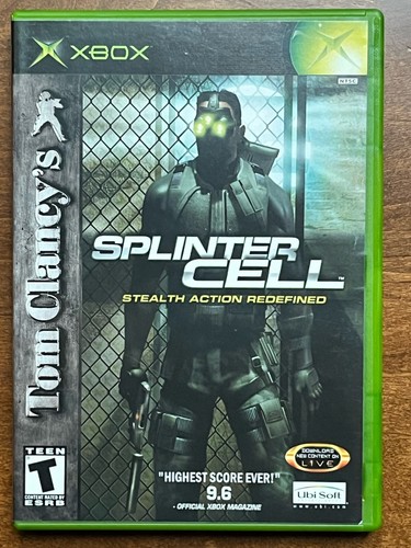 Splinter Cell Xbox original cib 2002 | eBay