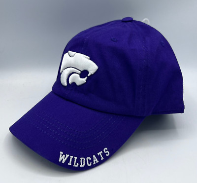 KANSAS STATE WILDCATS NCAA TEAM COLOR ADULT EMBROIDERED CAP HAT OSFM ...