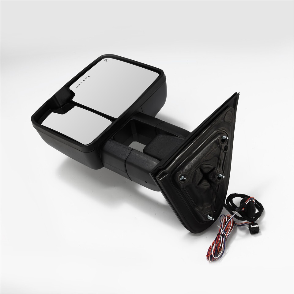 For 2014-2018 Silverado Sierra Power Heated Defrost Tow Mirrors Led ...