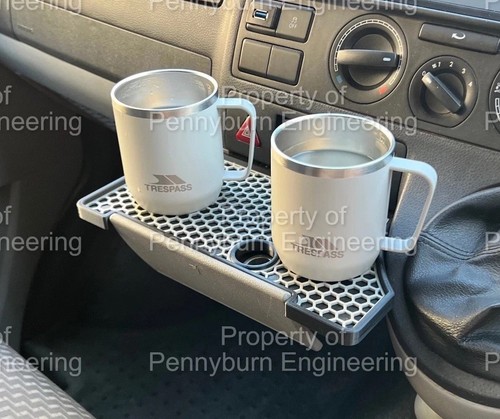 Volkswagen VW Transporter T5/T5.1 Shelf Table Cup Holder Tray | eBay UK