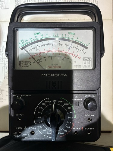 Micronta Radio Shack 22-210 Multimeter Clean Tested Working | eBay