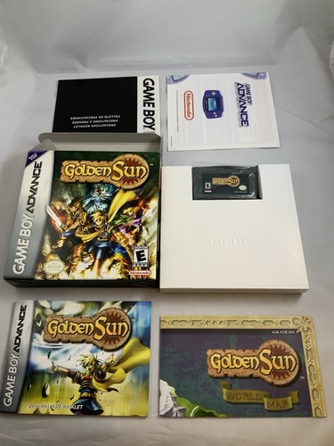 Golden Sun (GBA) CIB Complete in Box Cart, Manual, Box, Map, Game Boy ...