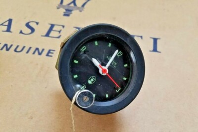 MASERATI BORA NOS 52mm O.D. VEGLIA DASH CLOCK 72724 FACTORY NEW OLD ...