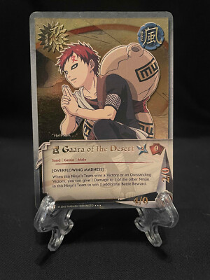 Naruto CCG | Gaara of the Desert N-112 | Foil - Super Rare - Unlimited ...