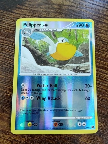 Pelipper 45/99 Reverse Holo Uncommon Platinum Arceus Pokemon NM-MINT | eBay