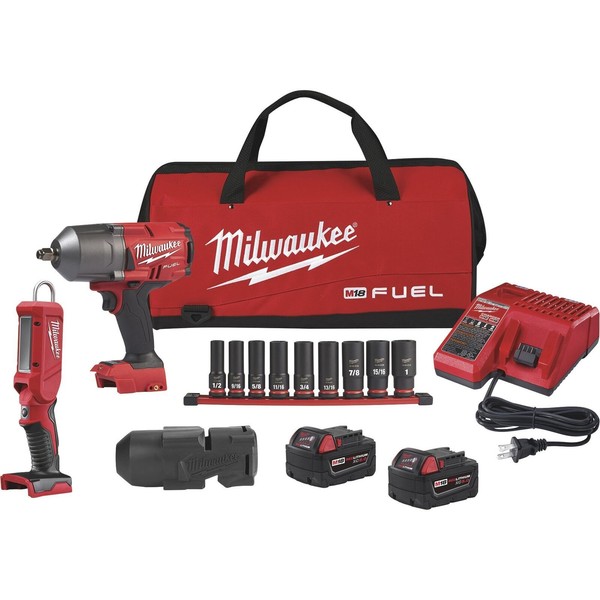 Milwaukee M18 FUEL 18V 1/2 in Impact Wrench Kit - 2767-22S2 for sale ...