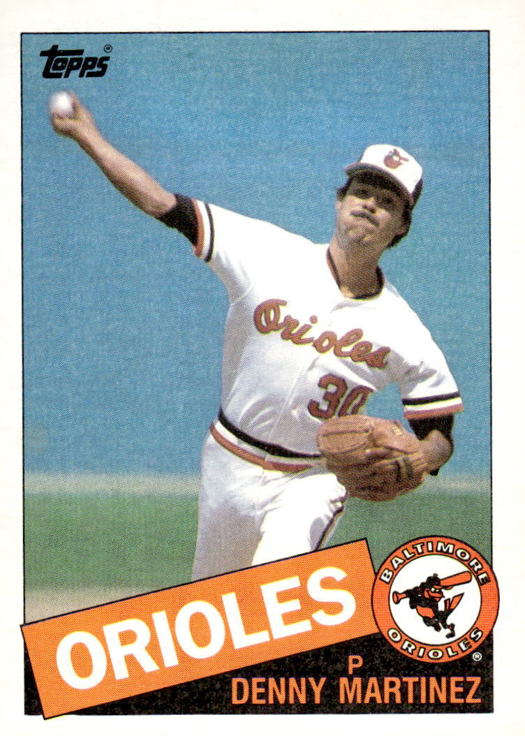 1985 Topps #199 Denny Martinez - Baltimore Orioles | eBay