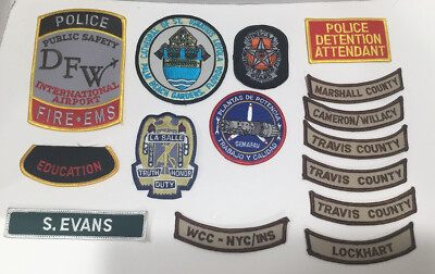 Vintage Embroidery Patches Set of 15 Multi-Purpose Patches Multicolor ...