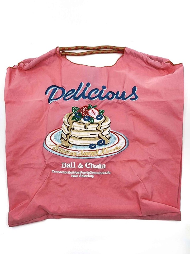 Eco-Friendly Pancake Embroidered Nylon Shopper Bag | eBay