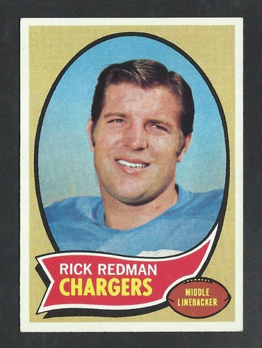1970 Topps #118 RICK REDMAN San Diego Chargers EXMT-EXMT+ | eBay