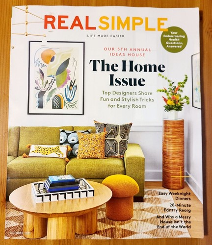 Real Simple Magazine - October 2022 Issue - The Home Issue - Picture 1 of 1