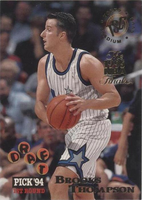 1994-95 Topps Stadium Club - Draft Pick Brooks Thompson #345 The 1995 ...