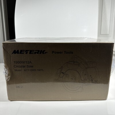 Meterk Circular Saw 12-Amp 1500W Circular Saws Laser Guide 5000RPM DIY ...