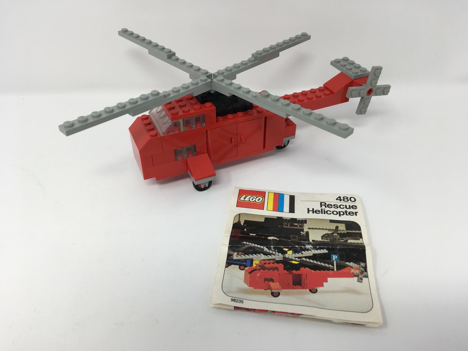 Lego 480 Rescue Helicopter Fire Town Classic Legoland 480-1 | eBay
