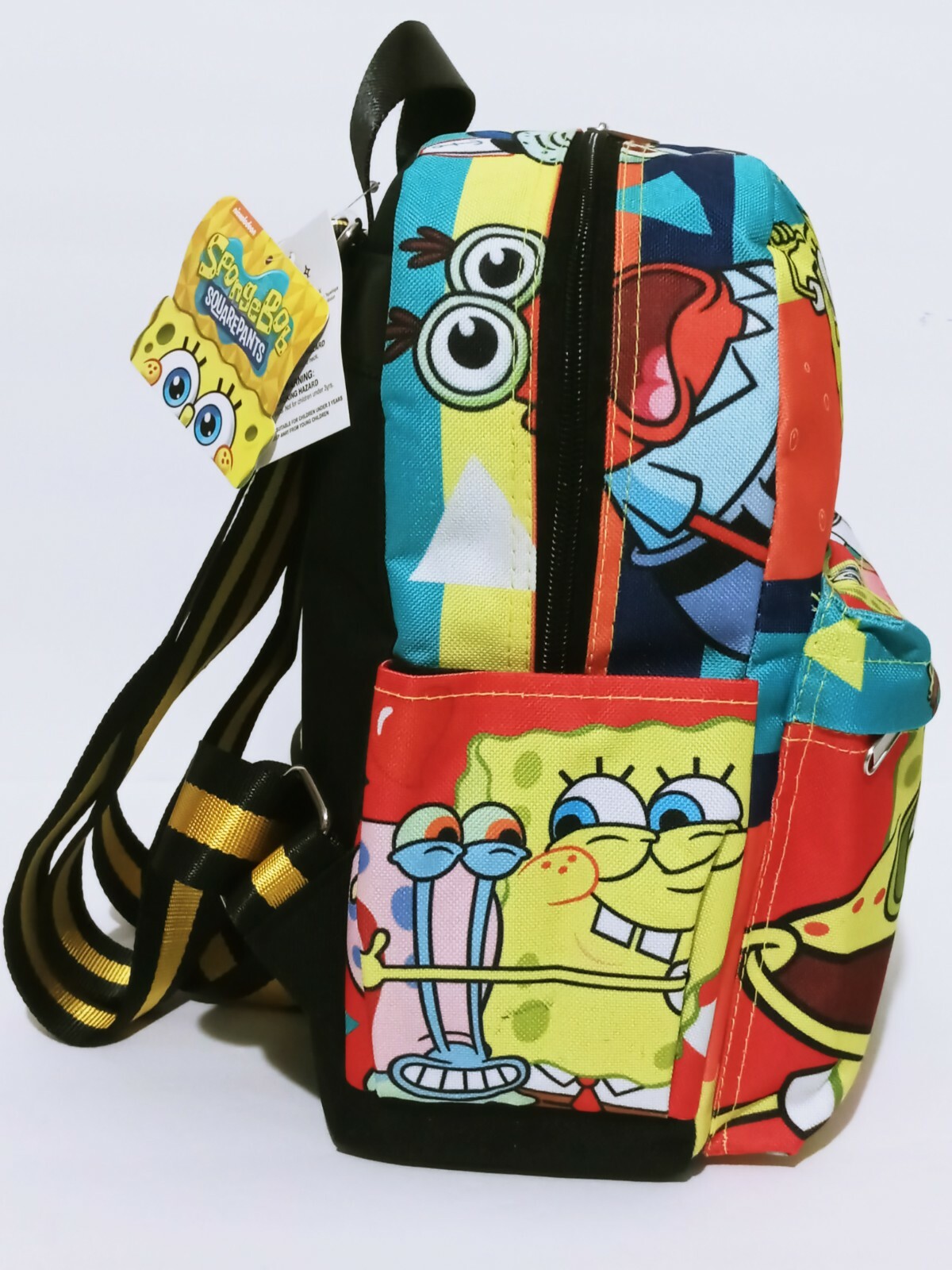 Nickelodeon Spongebob Patrick All Over Print 12" Mini Backpack Purse ...