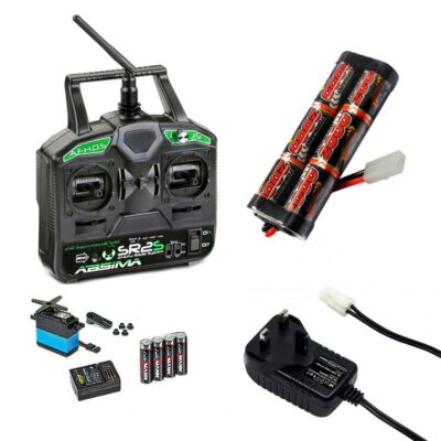 Radio Control Car Radio Gear & Battery Combo - RC Car/Boat Controller ...