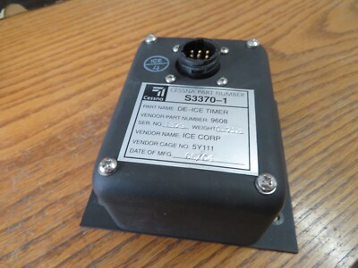 Cessna Aircraft De-Ice Timer, P/N S3370-1 (NJC) Serviceable Condition ...