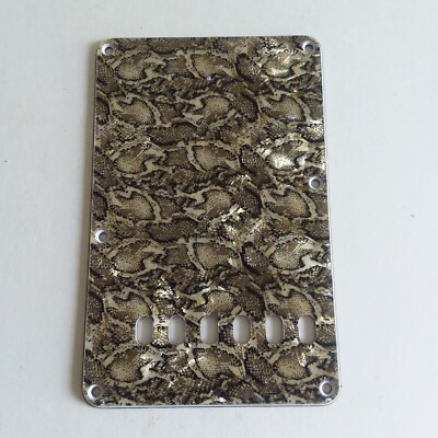 Stratocaster Tremolo Cover Custom Graphical Guitar Backplate Snakeskin ...