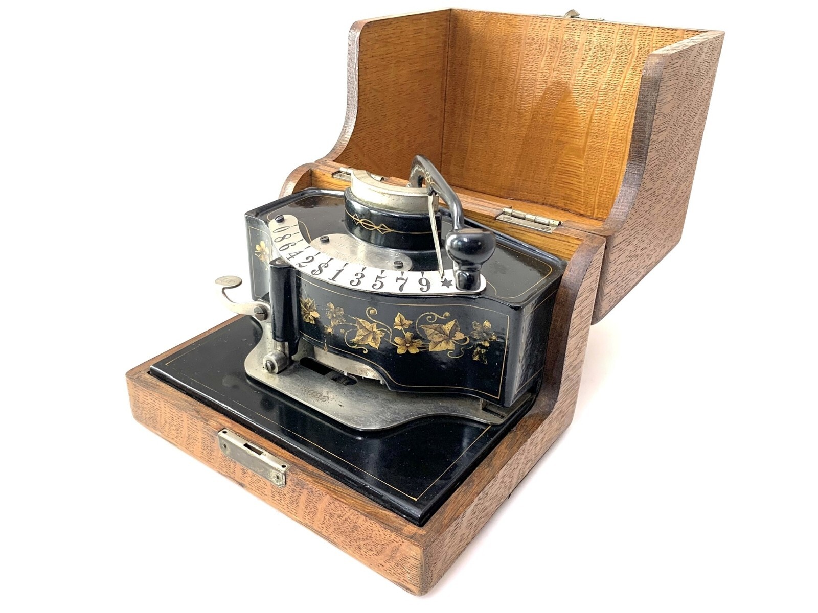 RARE 1891 US Check Punch Check Protector Antique Newark NJ Antique Vtg ...