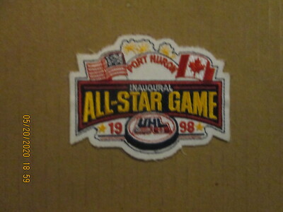 UHL Inaugural All-Star Game Port Huron Vintage Defunct 1998 League Logo ...