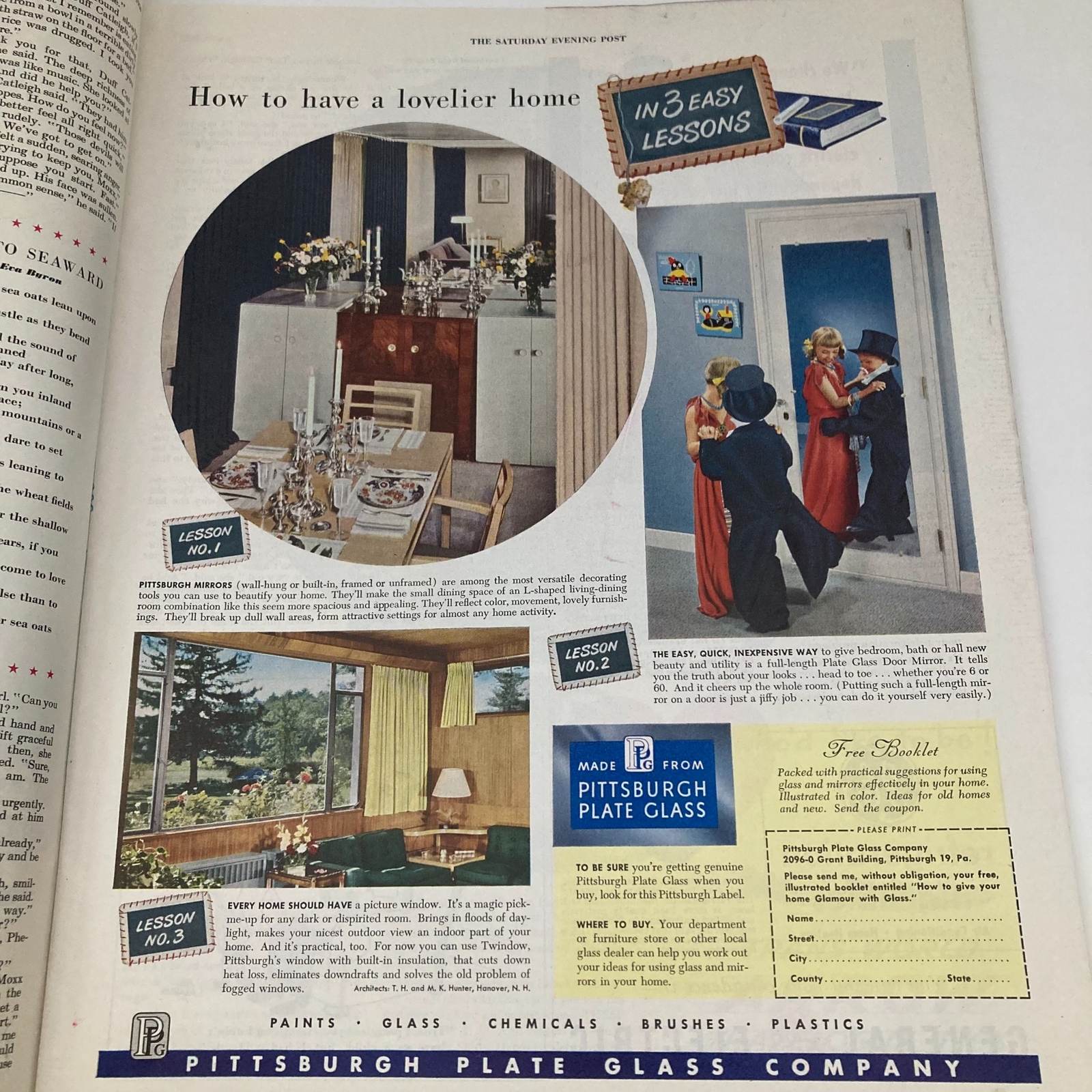 Saturday Evening Post Magazine June 3 1950 Illustrated Cover by Coby ...