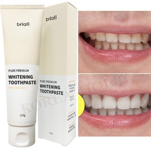 BRIALL Pure Premium Whitening Toothpaste 120g Korea No.1 Lightening ...