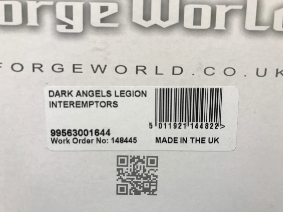 Warhammer 40k Forge World Dark Angels Dreadwing Interemptor Squad Horus ...