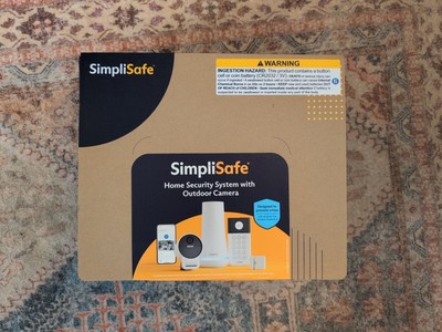 SimpliSafe Home Security System With Outdoor Camera 6 Piece Kit | eBay