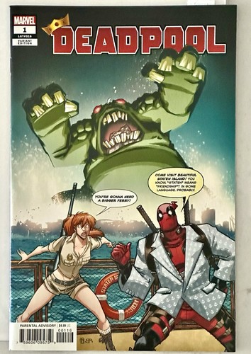Marvel Comics: Deadpool #1 Variant Cover:David Baldeon Story: Kelly ...