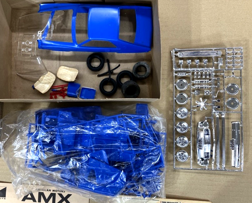 MPC 1/20 AMC AMX SUPER SIZE CUSTOMIZING COMPLETE VINTAGE ANNUAL KIT | eBay