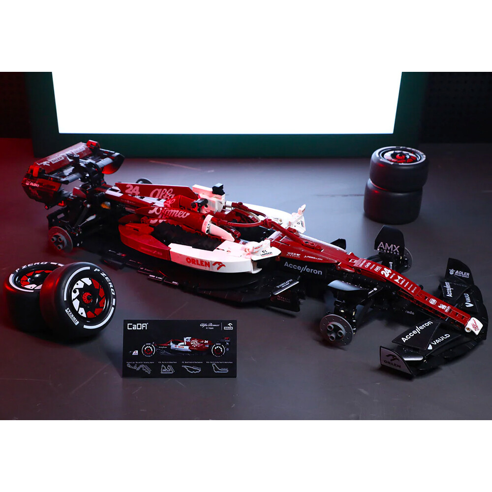 CaDA Alfa Romeo F1 ORLEN C42 Car 1:8 Brick Model 1868pcs C64005W | eBay